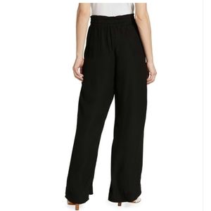 west loop | Pants & Jumpsuits | West Loop Black Gauze Palazzo With ...